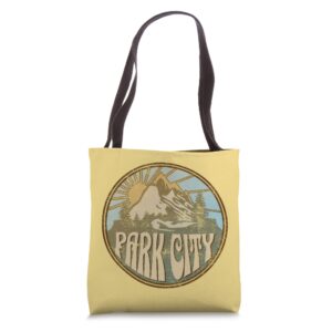 park city utah nature mountains hiking outdoors tote bag