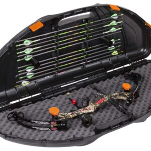 Field Logic Black Hole Archery Target 18" and Flambeau Outdoors 6461SC Safe Shot Bow Case | Portable Archery Target and Bow Storage Case