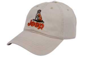 jeep vintage dog logo garment washed hat classic design dsc original | cool stuff (stone)