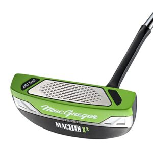 macgregor golf mactec x2 putter model 1, black/green, no: 001