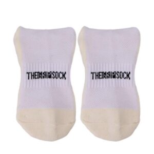 The Grip Sock Youth Socks, Soccer Socks Kids, Anti Slip Soccer Socks, Trampoline Socks, Non Slip Football Grip Socks, Kids socks 4 pk Kids ages 4-10 (White)