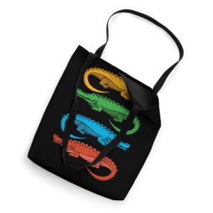 Retro Alligator Alligators Crocodiles Funny Alligator Tote Bag