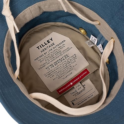 Tilley The Iconic T1 Bucket Hat, Denim Blue, 7 1/8