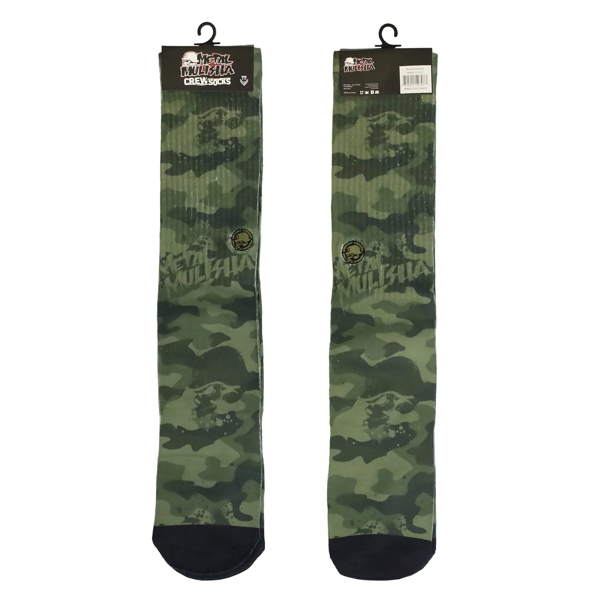 Metal Mulisha Mens Rugged Socks, Camo, One Size