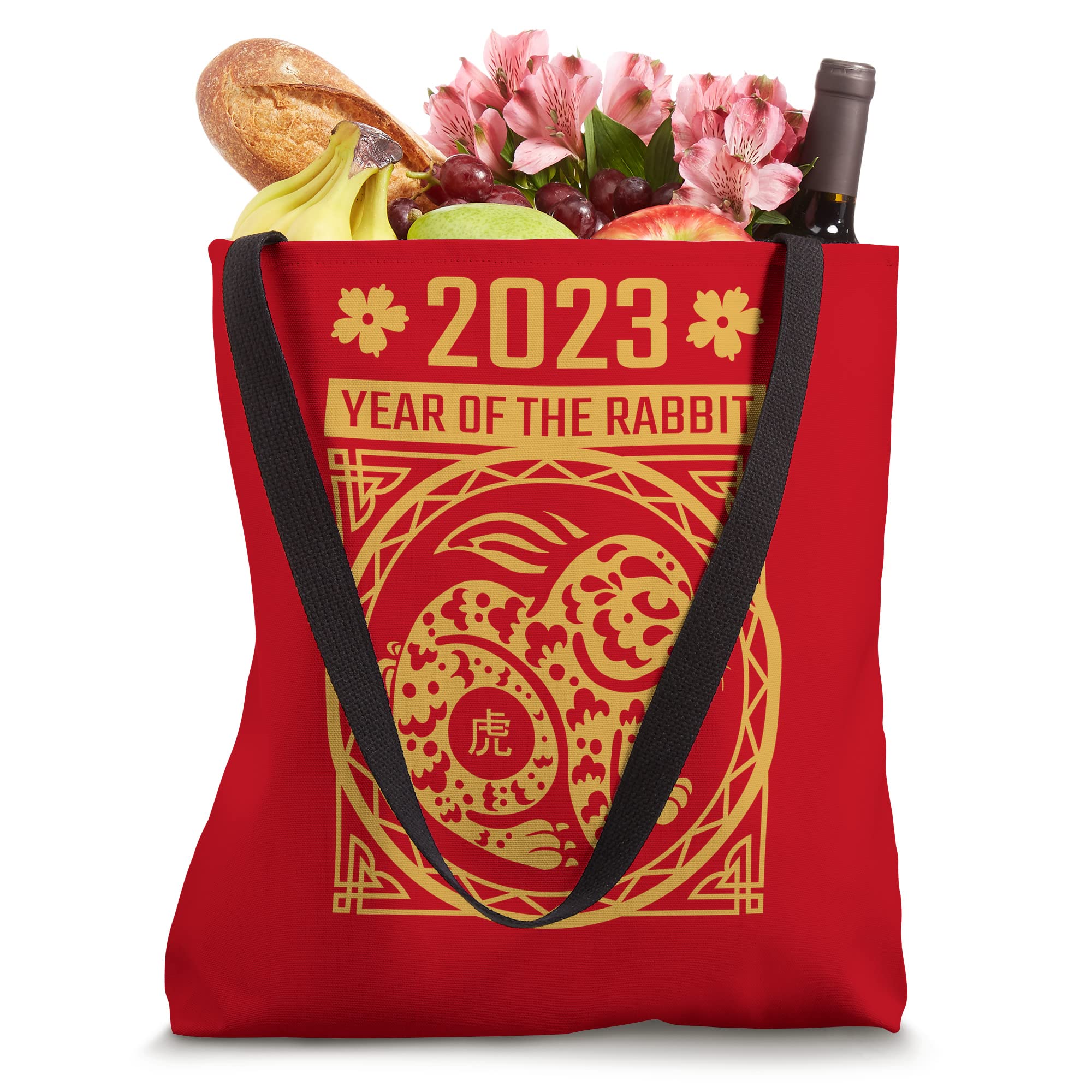 Chinese New Year 2023 Year of the Rabbit Tote Bag