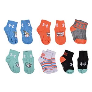 Under Armour Boys Multi Pack Quarter Sock, Holiday Multi, 12-24 Months US