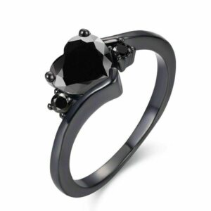 2.00 ct heart cut simulated black diamond solitaire engagement ring black gold plated silver by balajigemsandjewelry (7)