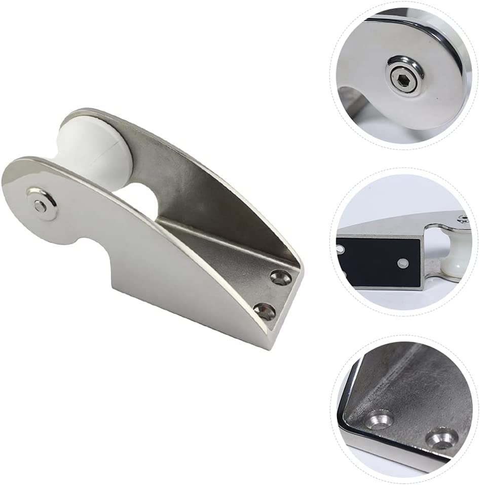 TANFEI Stainless Steel Anchor Chain Guide Wheel, Bow Anchor Roller for Yacht Docking Accessories