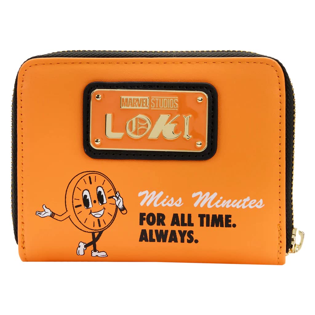 Loungefly Marvel Loki TVA Miss Minutes Ziparound Wallet Standard