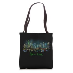 new york city new york souvenir gift for men women tote bag