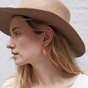 Scout Curated Wears - Refined Earring Collection - Lunar Hoop/Gold Vermeil