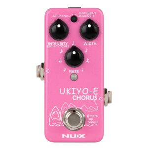 nux ukiyo-e mini chorus guitar effects pedal