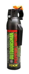 vexor® outdoorsman 9.2 oz. pepper spray 25-foot range for ultimate protection from zarc™