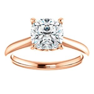 2 CT Cushion Cut Wedding Ring Set Moissanite Womens Ring Handmade Gifts Moissanite Wedding Ring Sets for Her