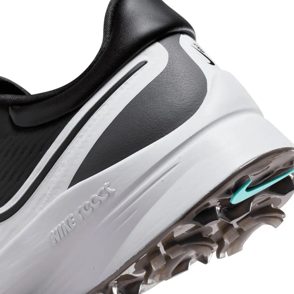 Nike Air Zoom Infinity Tour Next% DC5221-015 Black-Iron Grey-Dynamic Turquoise-White Men's Golf Shoes 9.5 US