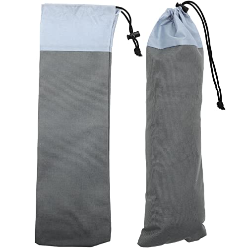 Gatuida 2Pcs Camping Tent Stakes Bag Heavy Duty Stakes Oxford Cloth Pouch Portable Outdoor Camping Spikes Storage Peg Bag Fishing Rod Pouch