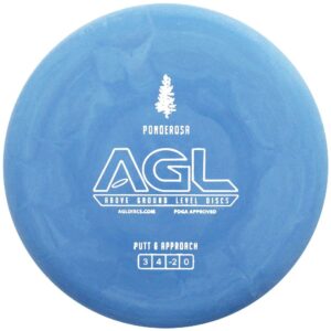 above ground level woodland ponderosa putter golf disc - colors may vary