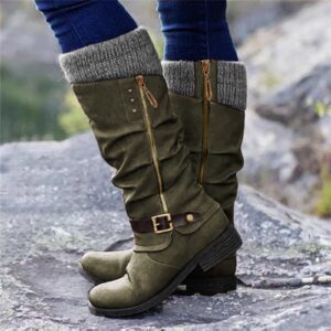 Womens Sandals, Winter Boots for Women Women's Fashion Boots Zipper Back Shoes Summer Sneakers Wedding Winter Boots Over The Knee Boots for Women