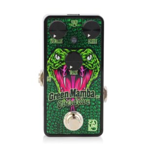 caline g002 green mamba overdrive pedal mid-rich vintage voiced overdrive guitar effect