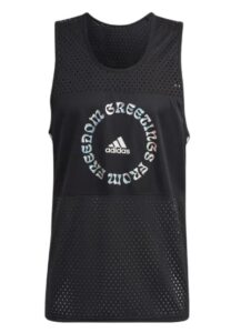 adidas men's running break the norm tank top black size m