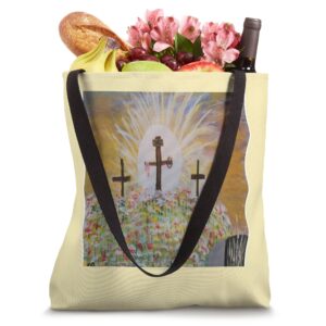 3 Crosses signature design by Shirley B Designs Tote Bag Tote Bag