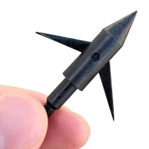 12 Pack Bowfishing Broadhead Fishing Arrow Tips Arrowhead Arrow Point Hunting for Crossbow Hunting and Target