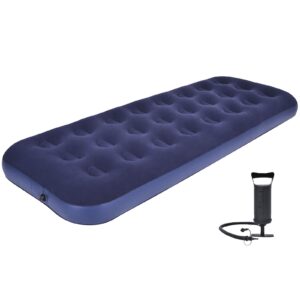 dimar garden single size air mattress inflatable camping bed sleeping pad,include pump