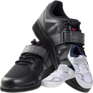 nordic lifting shoes megin size 8.5 - black bundle with shoes venja size 8 - white