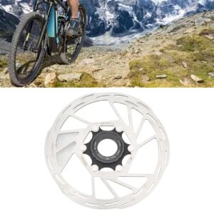 BuyWeek 160mm Bike Disc Brake Rotor, Central Lock Disc Brake Rotor Hollow Design Mountain Bike Disc Brake Rotor Accessories