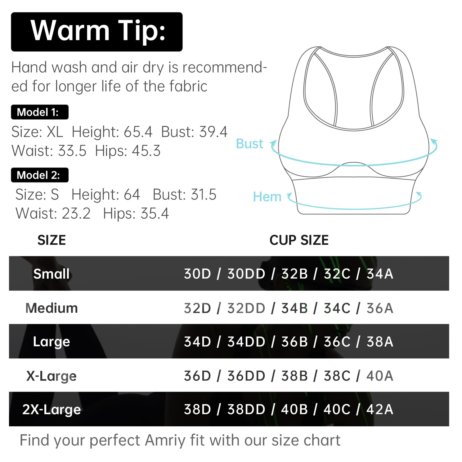 AMRIY Racerback Sports Bras for Women Medium Support Padded Seamless Women's Sports Wireless Bra Black White,XXL