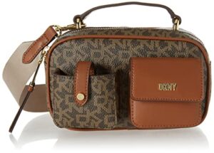 dkny zyon sm camera bag, mocha/caramel