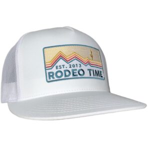 rodeo time summit cap white