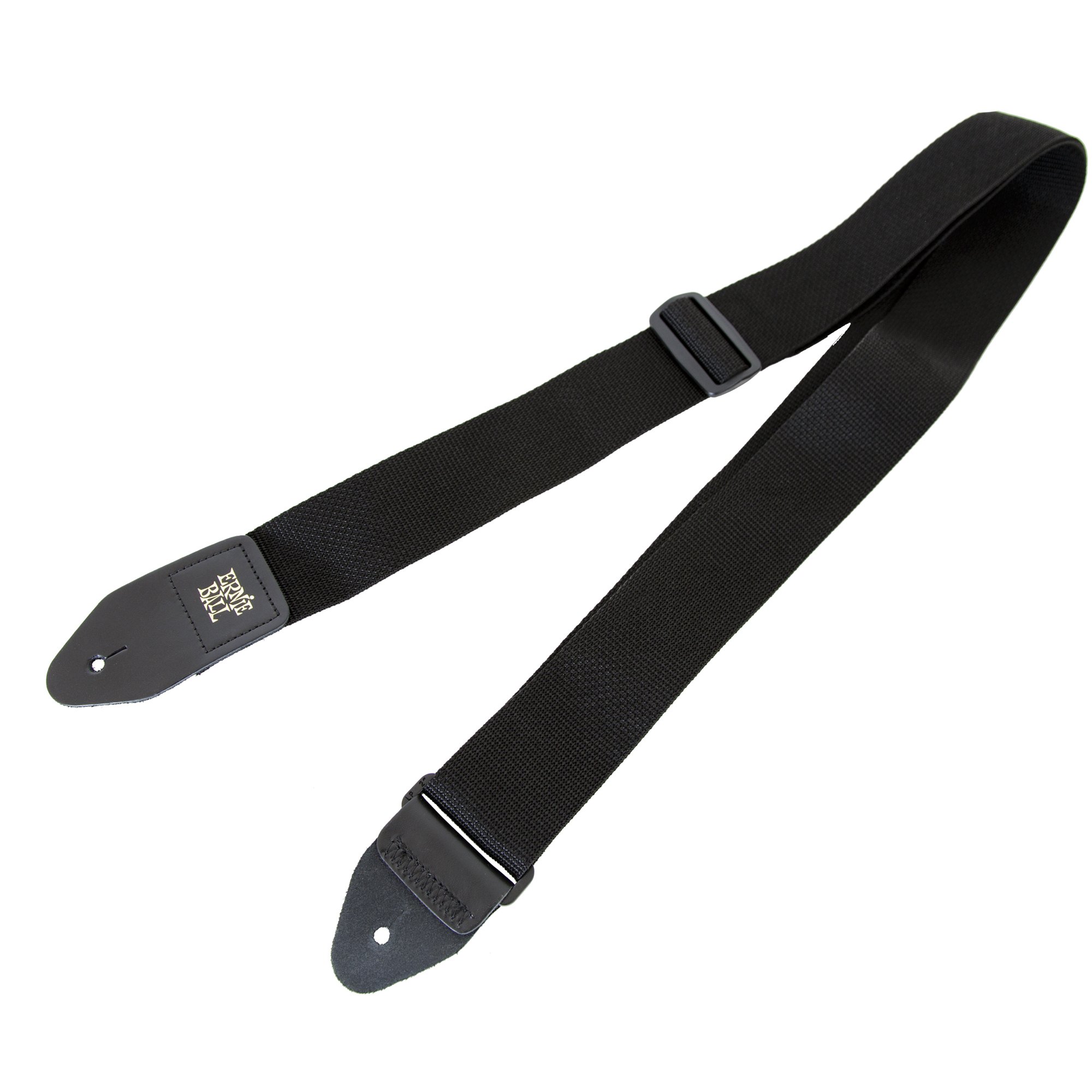 Fender Infinity Locks - Black & Ernie Ball Polypro Guitar Strap, Black (P04037)