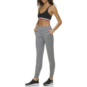 Tommy Hilfiger Sport Womens Sport Jogger,Pearl Grey Combo,Medium