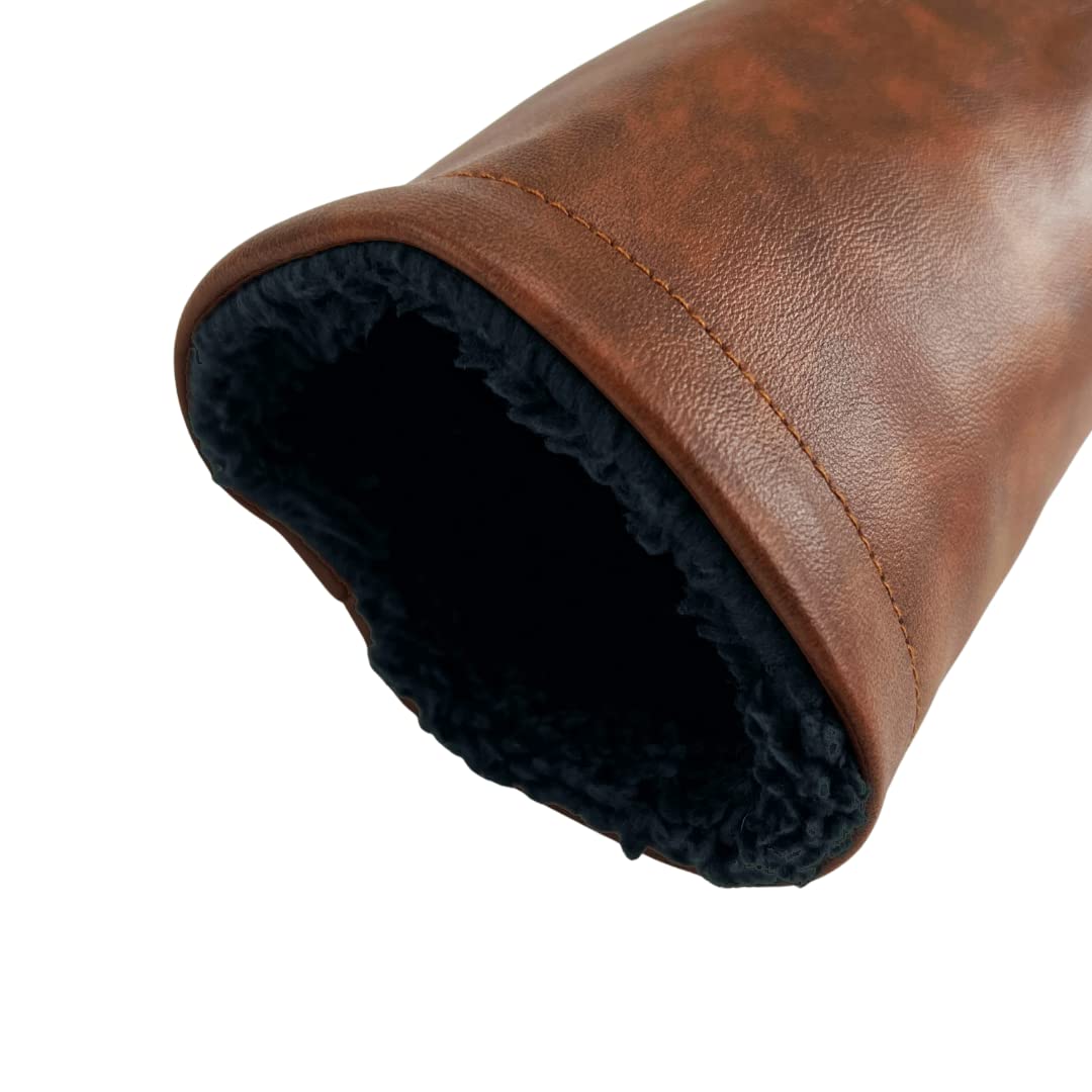 Caramel Brown Barrel Golf Headcover Driver by Sunfish