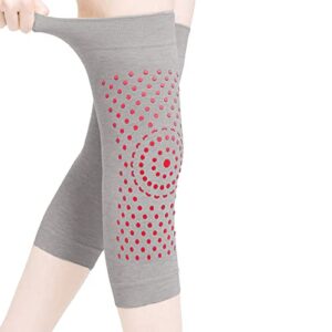 self heating knee brace for women men stretchy warm cotton compression sleeve knee support hot therapy knee pads for knee injury arthritis joint pain soreness cramps meniscus pain muscle pain relief