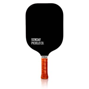 Sunday Pickle Co. Stylish Premium Pickleball Paddle Racket - Durable Carbon Fiber Face - USAPA Approved - Indoor Outdoor Pickle Ball Paddle - Non-Slip Grip