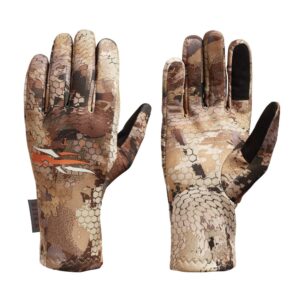 sitka gear men's hunting traverse gloves, optifade waterfowl marsh, large