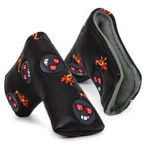 golf putter covers mallet putter headcover blade putter covers golf club head covers leather golf headcover with magnetic for scotty cameron taylormade callaway titleist odyssey