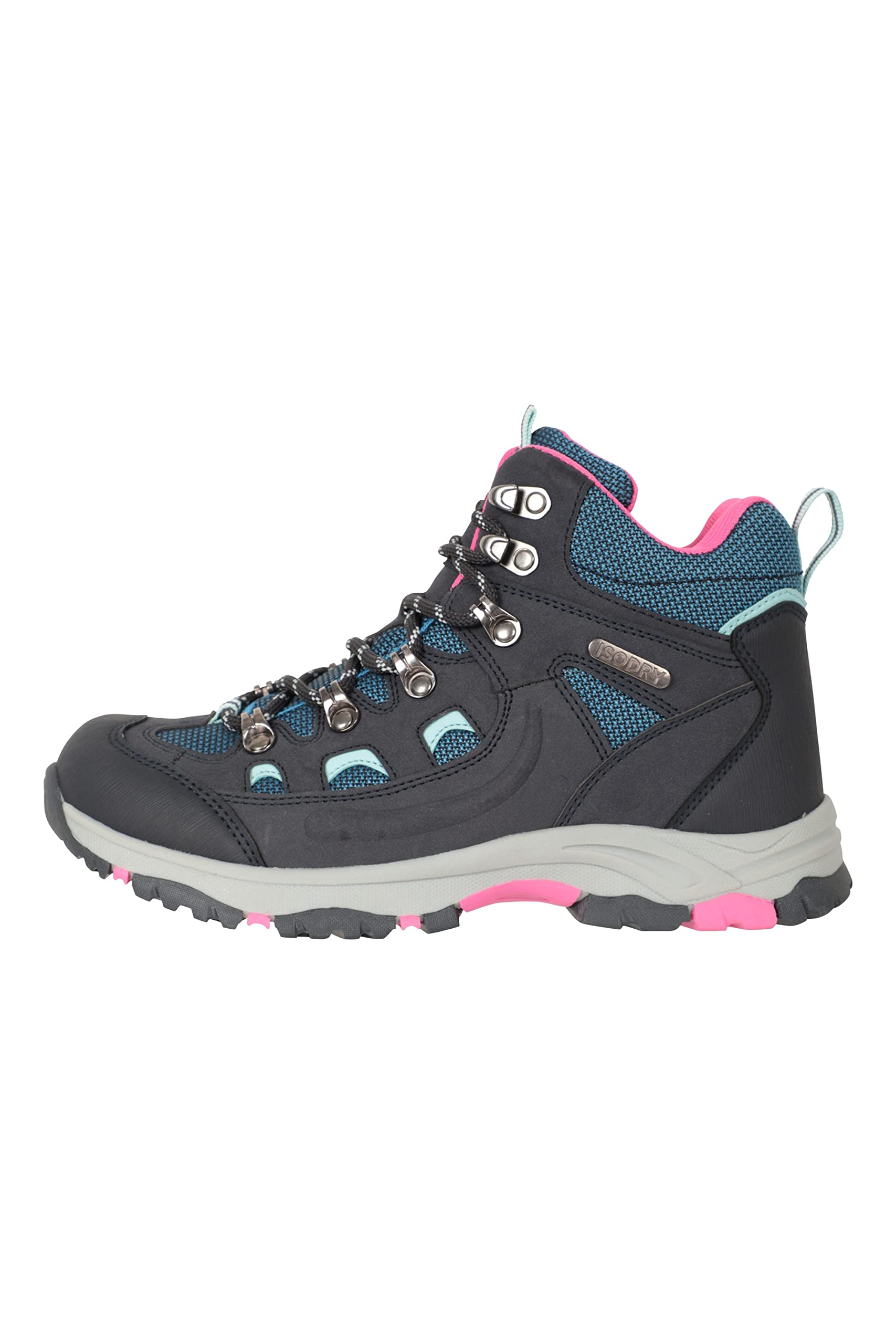 Mountain Warehouse Adventurer Kids Waterproof Boots - IsoDry Navy Kids Shoe Size 4 US