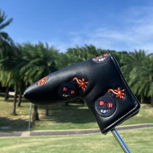 Golf Putter Covers Mallet Putter Headcover Blade Putter Covers Golf Club Head Covers Leather Golf Headcover with Magnetic for Scotty Cameron Taylormade Callaway Titleist Odyssey