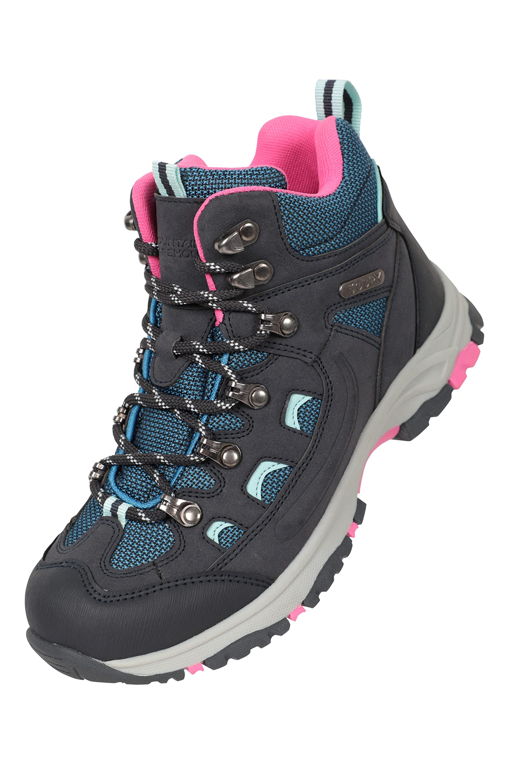 Mountain Warehouse Adventurer Kids Waterproof Boots - IsoDry Navy Kids Shoe Size 4 US