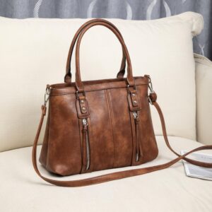 sqlp Purses for Women Soft Leather Hobo Bags Large Womens Crossbody Purse Ladies Tote Handbags Shoulder Bag Brown