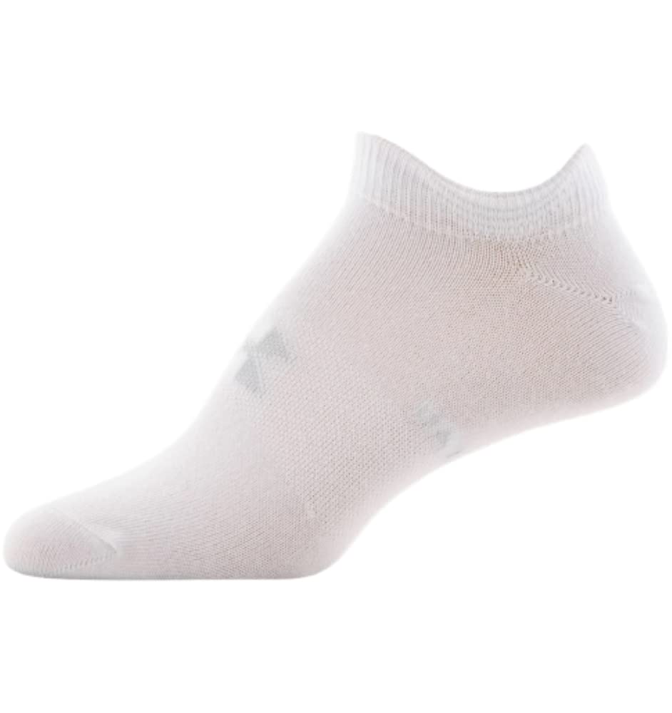 Under Armour Women''s Essential 2.0 No Show Socks, 6-Pairs, Beta Tint/Brilliance Medium, 1332943