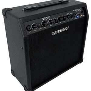 Rockville G-AMP 30 Watt Guitar Combo Amplifier Amp Bluetooth/Mic in+Footswitch