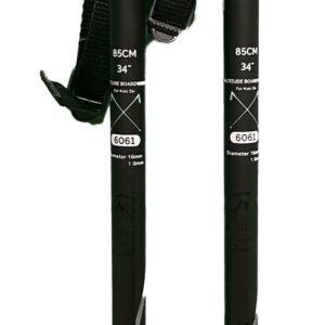 Altitude Toddler/Small Kids SKI Poles 34"/85CM (6061 Aluminum & 16MM Shaft)