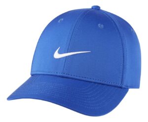 nike legacy 91 golf cap hat (royal blue/white)