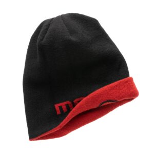 magpul standard reversible icon beanie, black/red, one size