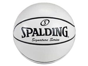 collectible supplies all white autograph full size signature series basketball