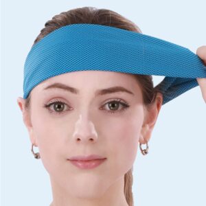 SUJAYU Sweatbands for Women, 4 PCS Womens Headbands Sweat Bands Headbands for Women, Workout Headbands for Women Non Slip, Wide Headbands for Women Hair Wrap Hair Accessories for Women